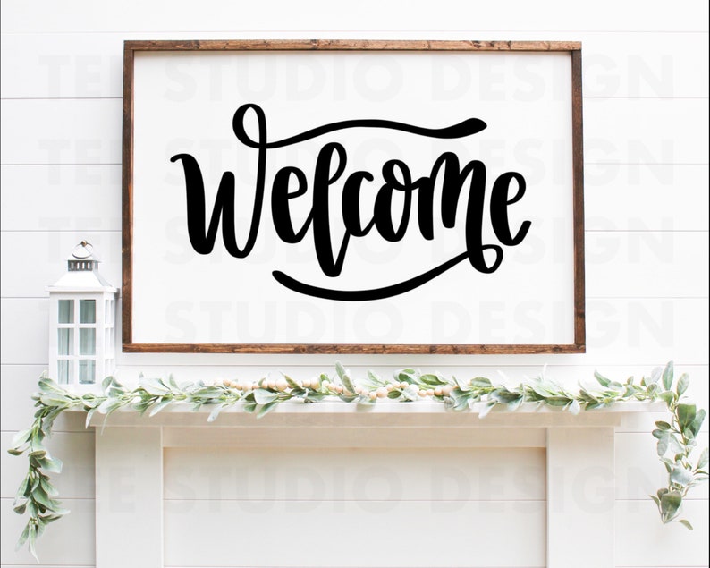 Welcome Svg Bundle Welcome Sign Svg Farmhouse Sign Svg - Etsy