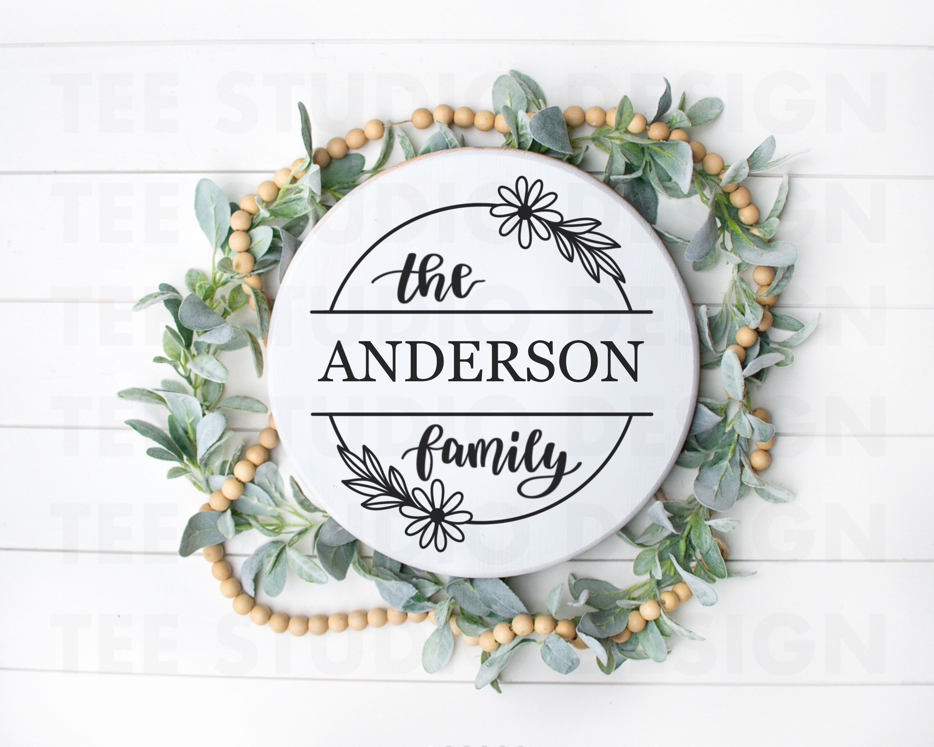 Family Frame Svg Bundle | Farmhouse Svg | Last Name Svg | Monogram Svg ...