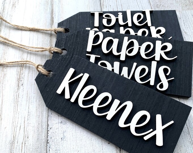 Organization Tags for Baskets, Organization Labels, Basket Tags, Pantry ...