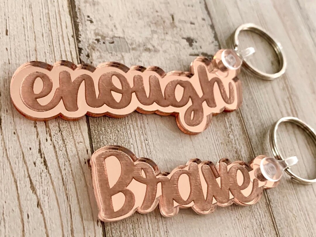 Word of the Year, One Little Word, One Word, Inspirational Keychain ...