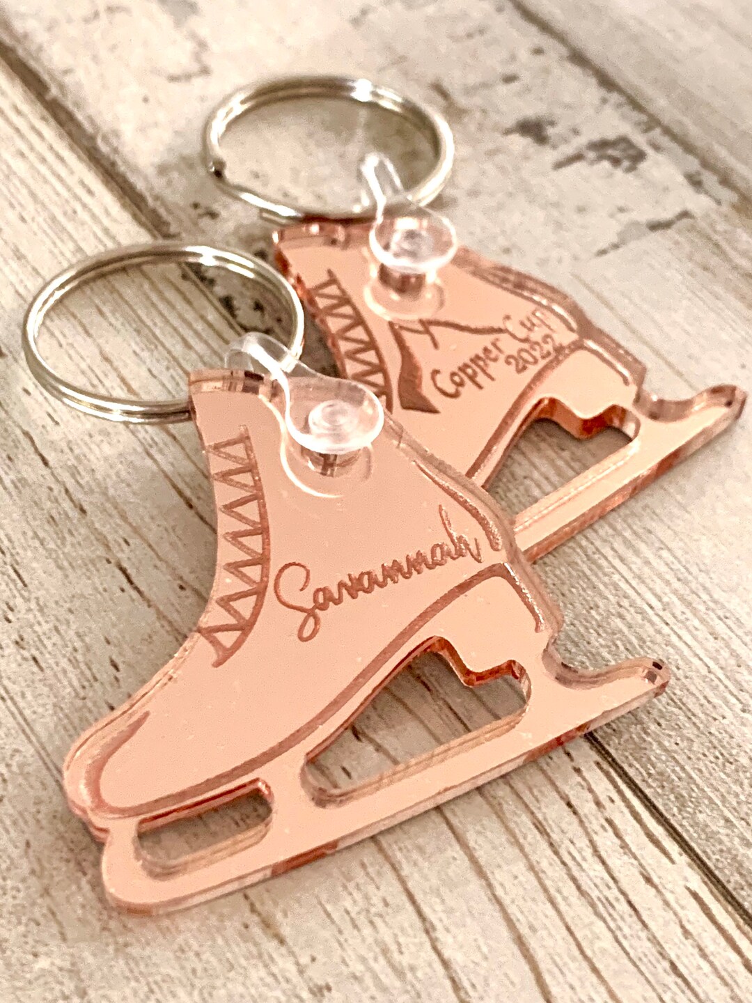 Personalized Figure Skating Keychain - Custom Skater Charm - Perfect ...