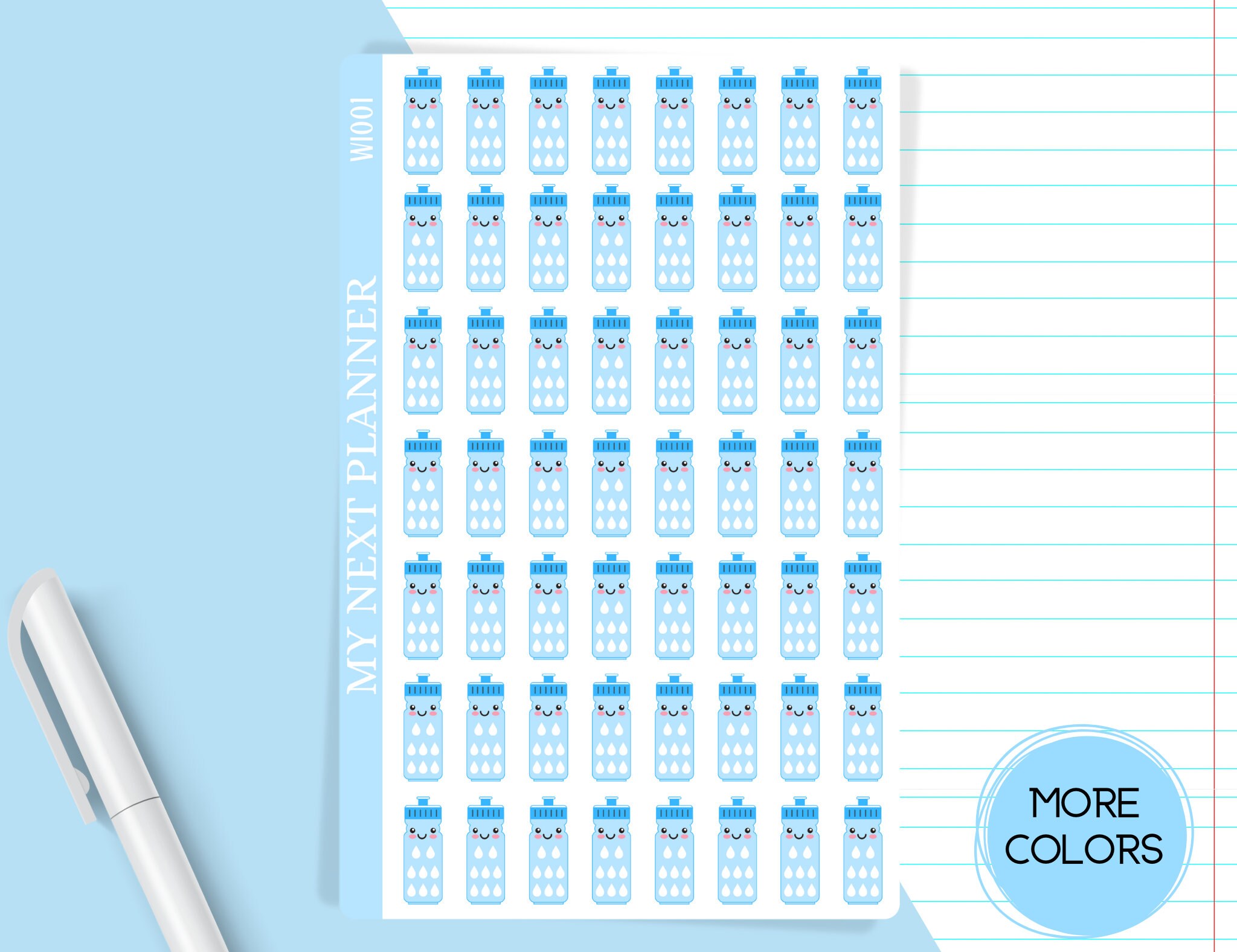 Water Tracker Stickers Habit Tracker Stickers Stickers - Etsy Australia