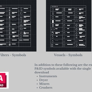 Autocad Templates for P&ID - Engineering Drawings - Etsy