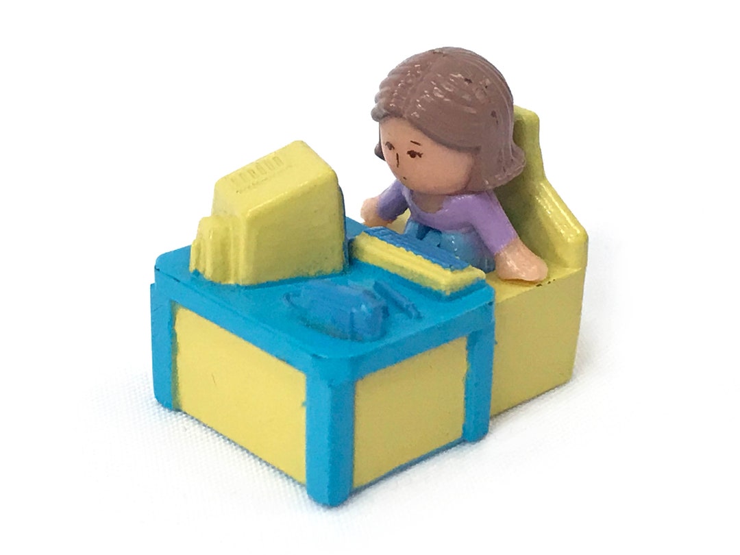 1989 Polly Pocket Pixie's Homework Station Ring Topper - Etsy