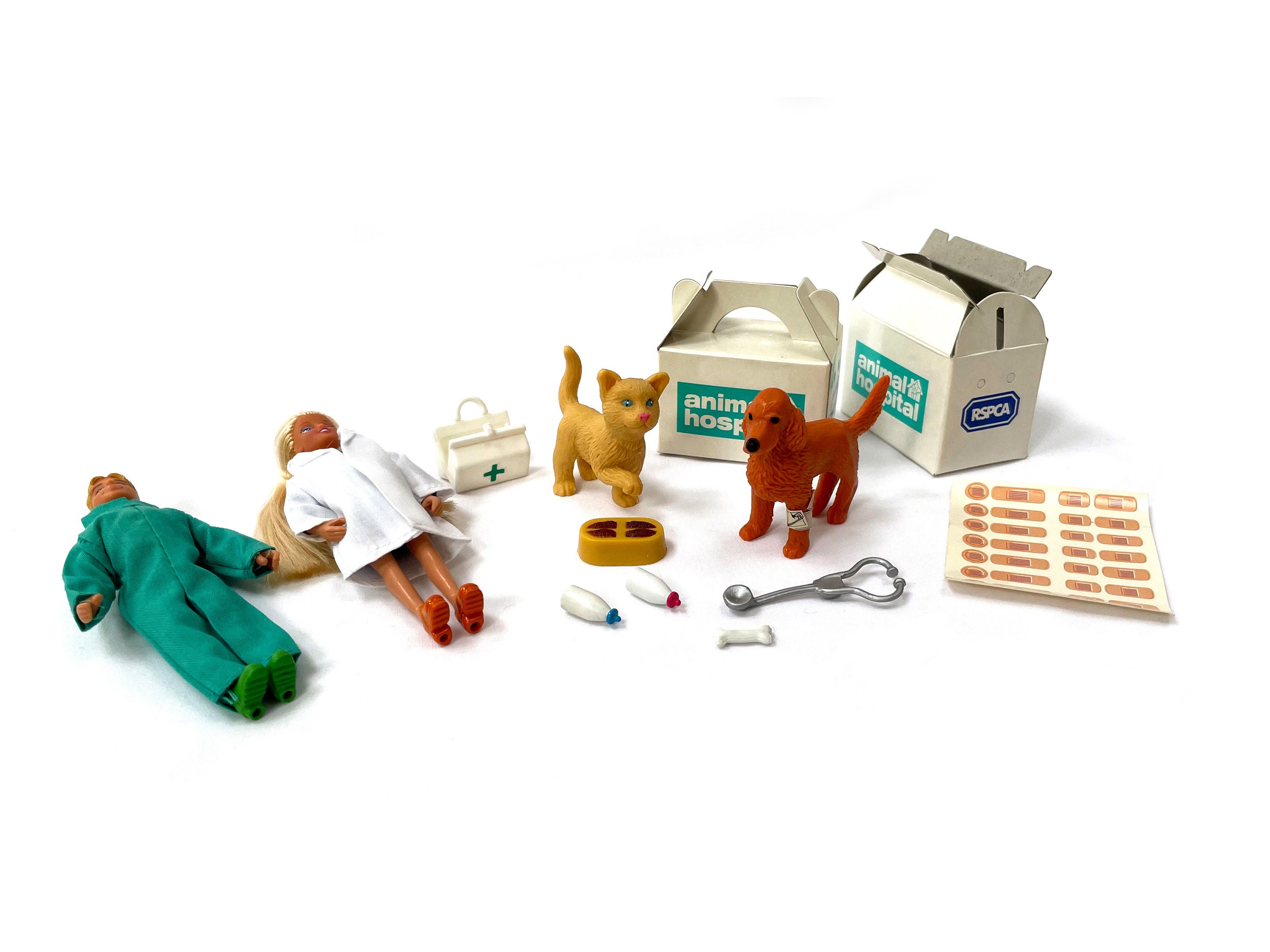 RSPCA Animal Hospital Vintage Mobile Vet Centre Playset - Etsy UK