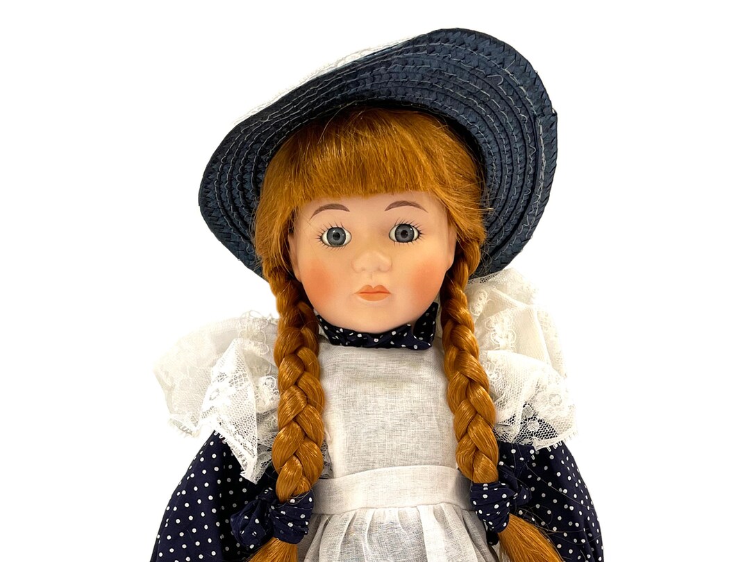 Vintage 1990s Promenade Collection Imogen Porcelain Doll Red Head China ...