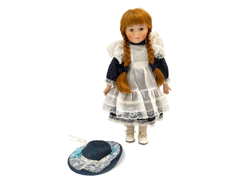 Vintage 1990s Promenade Collection Imogen Porcelain Doll Red - Etsy UK