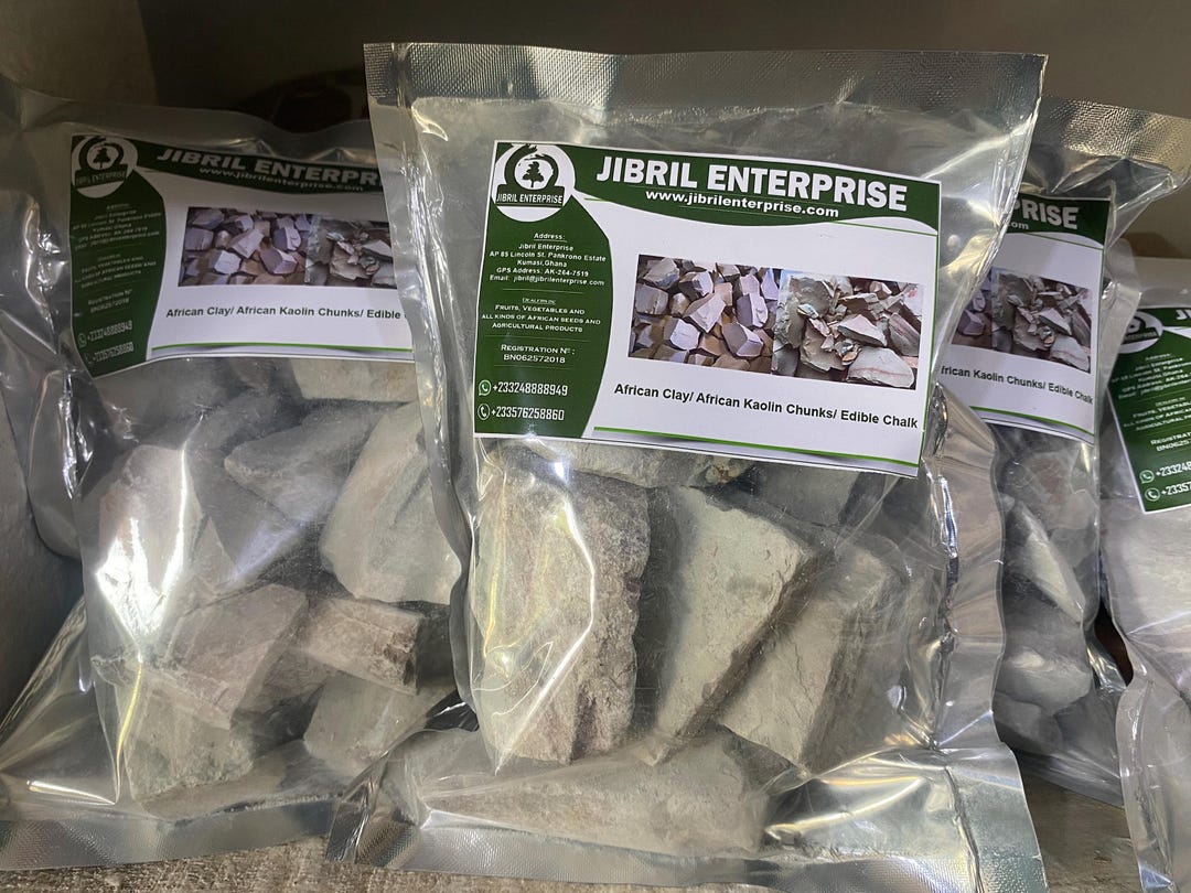 Bentonite, African Clay, Clay Chunks, Calabash Chalk, African Kaolin ...