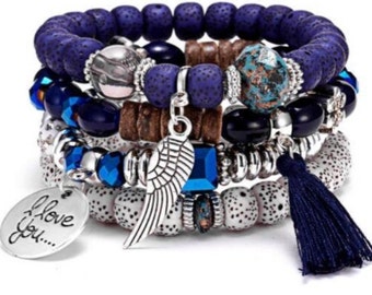 Multi Layer Bracelet | Etsy