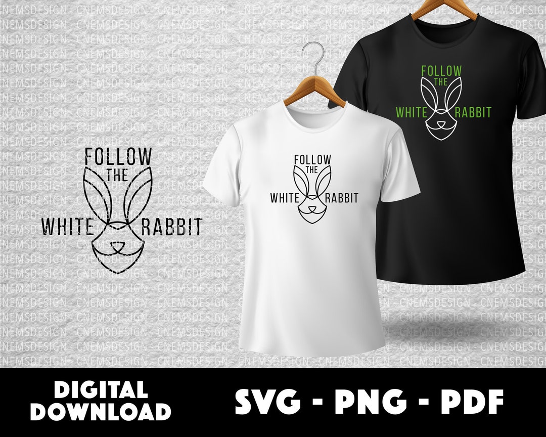 Follow the White Rabbit Svg, 2021 Matrix Resurrections, Matrix Svg ...