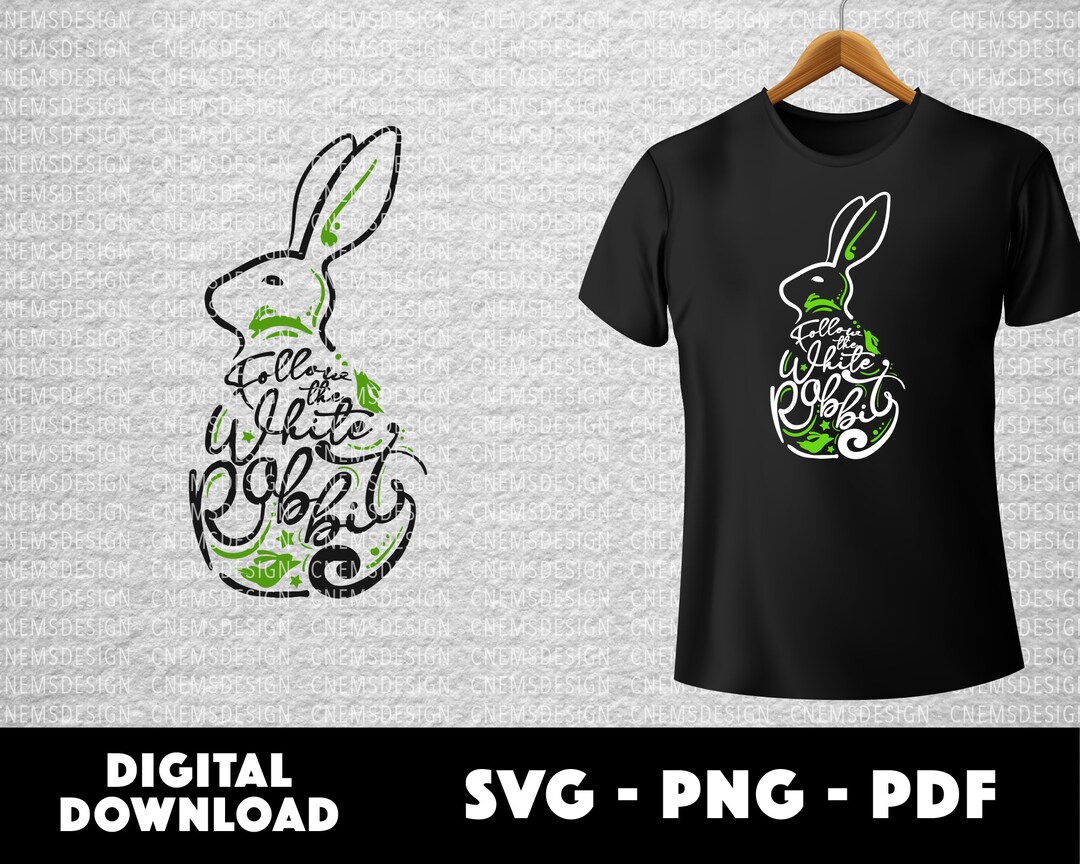 Follow the White Rabbit Svg, 2021 Matrix Resurrections, Matrix Svg ...
