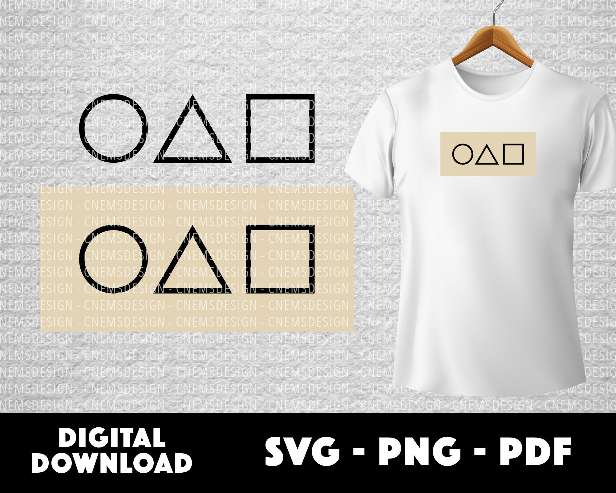 Pdf Squid Game SVG Cut File Silhouette Squid game Png Svg Bundle Cricut ...