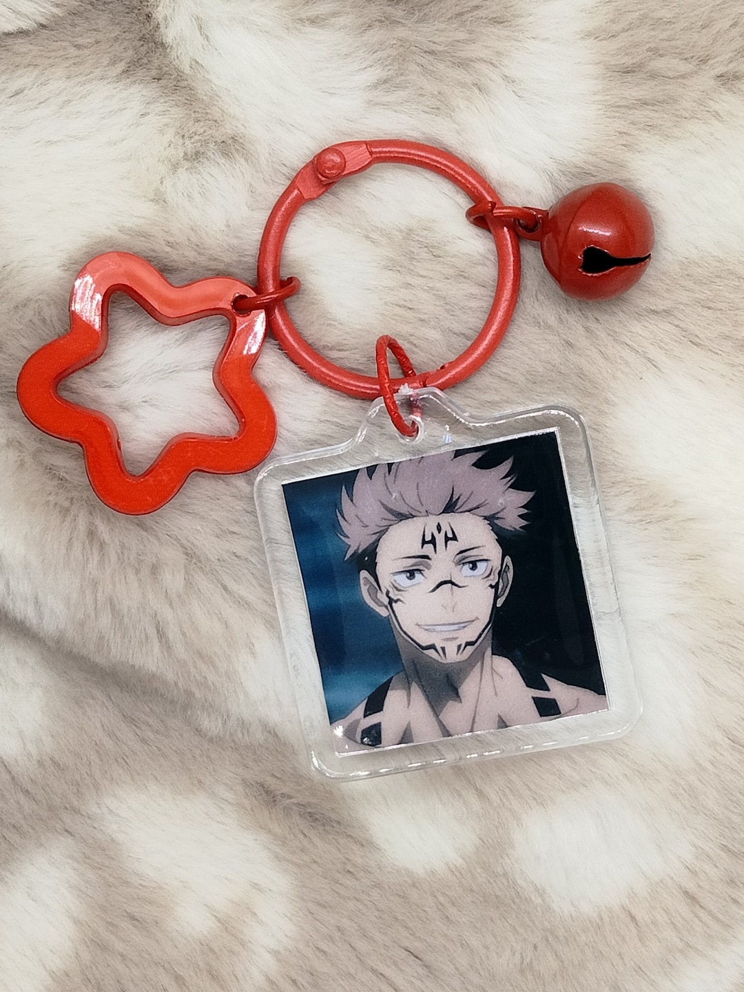 Sukuna Keychain Jujutsu Kaisen - Etsy