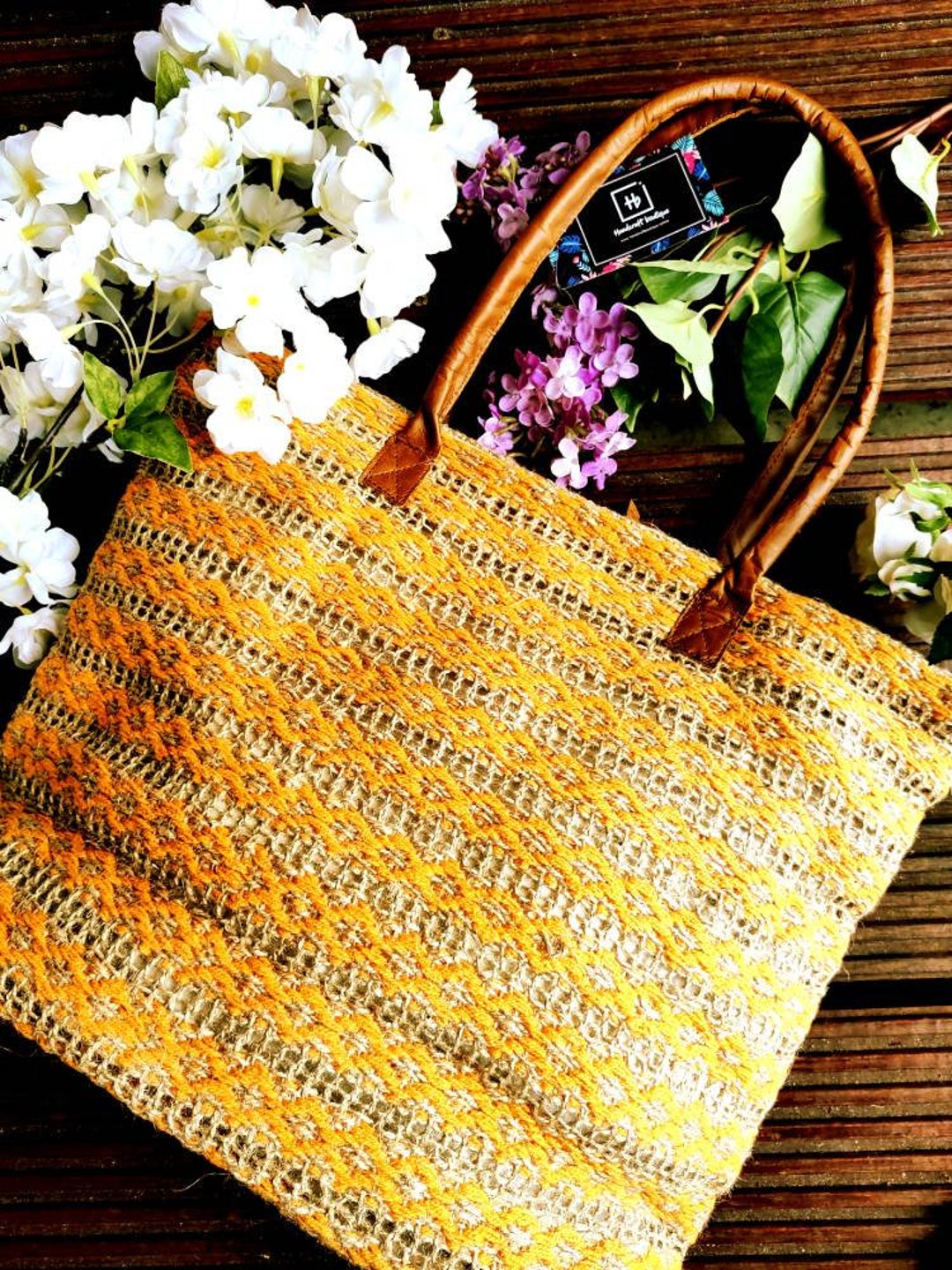 Jute Tote Bag, Tote Bags, Spacious Bags, Shoulder Bags, Jute Thread Bag ...