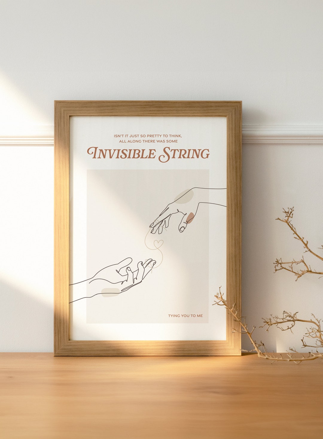 Invisible String | Taylor Swift - Inspired | Digital Art Print | Print ...