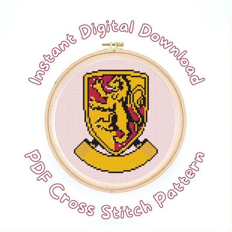 Harry Potter Embroidery Cross Stitch Pattern, Printable PDF Pattern ...