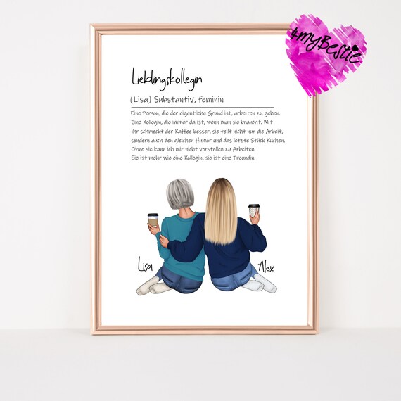 Definition Favorite Colleague Best Colleague Gift Favorite | Etsy