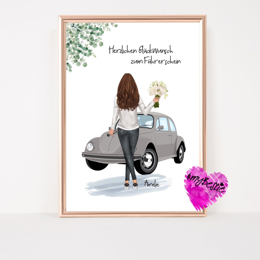 Passed Driving License Personalized, Personalized Poster Card for ...