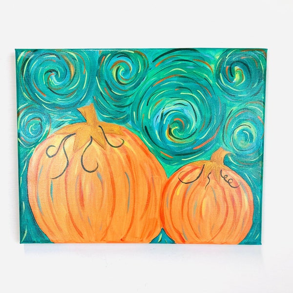 Abstract Pumpkin - Etsy