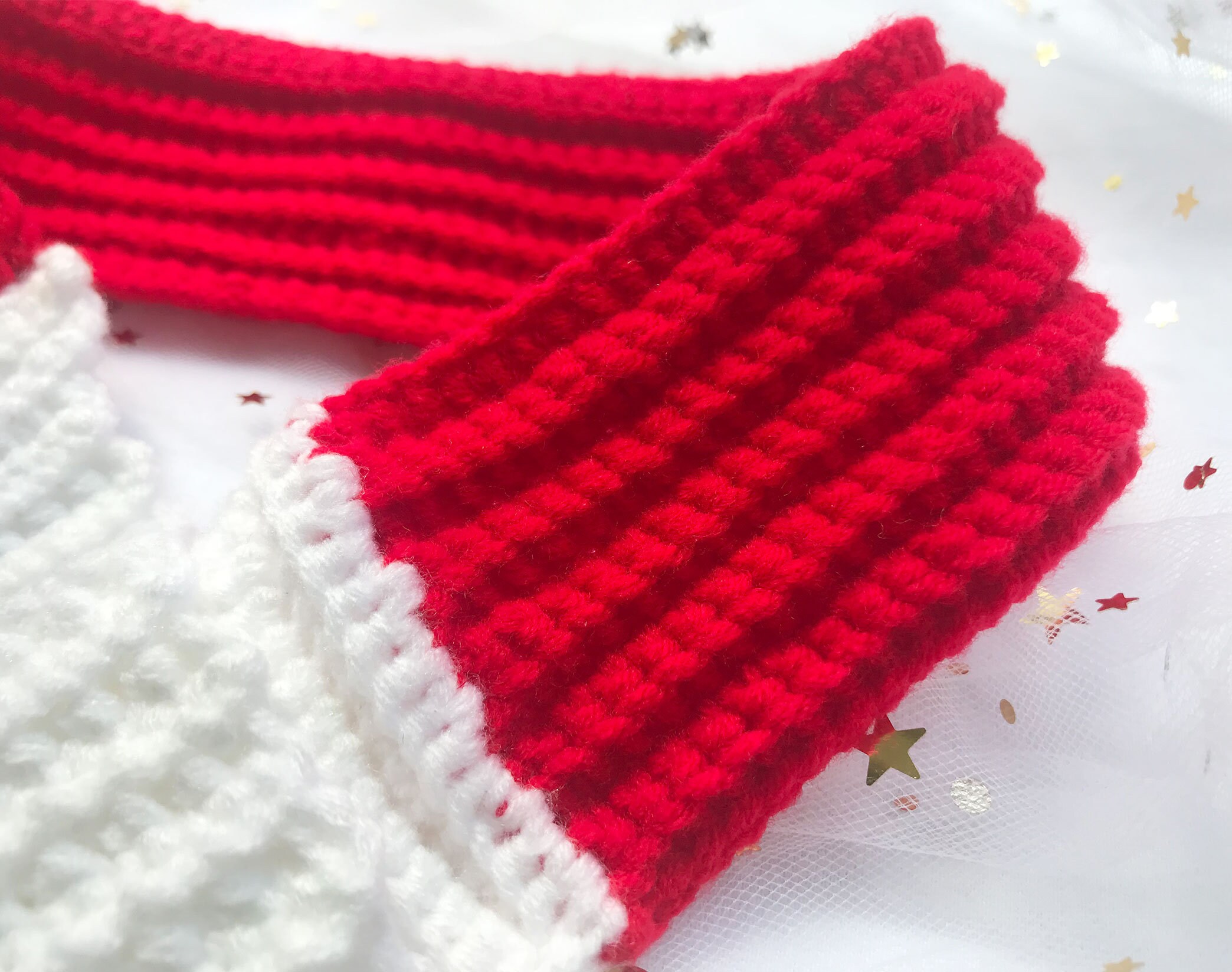 Christmas Scarf Crochet Pattern, Christmas Tree and Star Scarf, Crochet ...