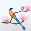 Swallow Patch, Rockabilly Bird Patch, DIY Embroidery, Embroidered ...