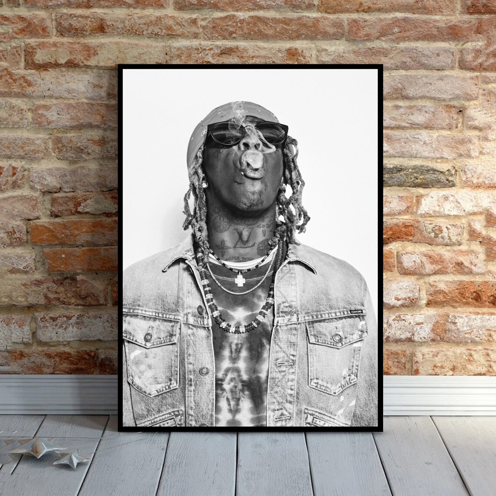 Young Thug Music Poster Canvas Wall Art Home Decor no Frame - Etsy