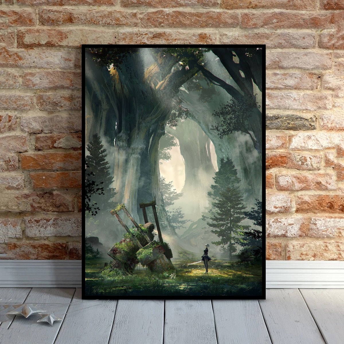 Nier Automata Anime Poster Canvas Wall Art Home Decor no Frame - Etsy