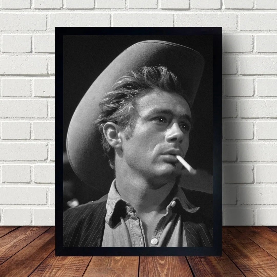 James Dean Poster Movie Star Poster Canvas Art Wall Home Decor no Frame ...