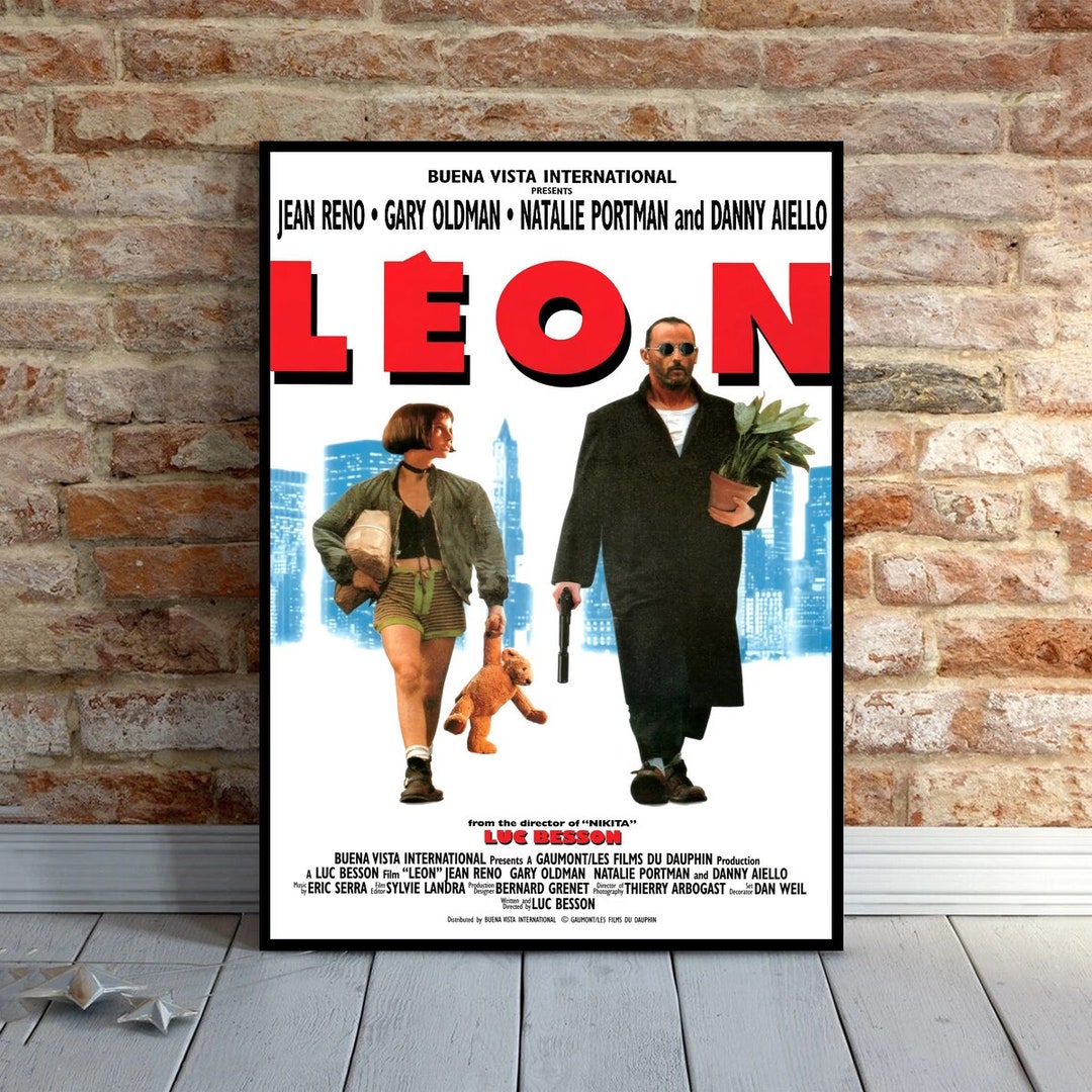 Leon the Professional Movie Poster Canvas Wall Art Home Decor no Frame ...