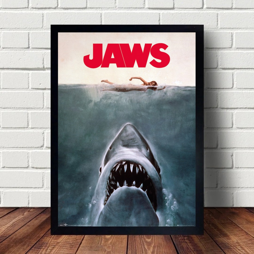 Jaws Classic Movie Poster Canvas Art Wall Home Decor no Frame - Etsy