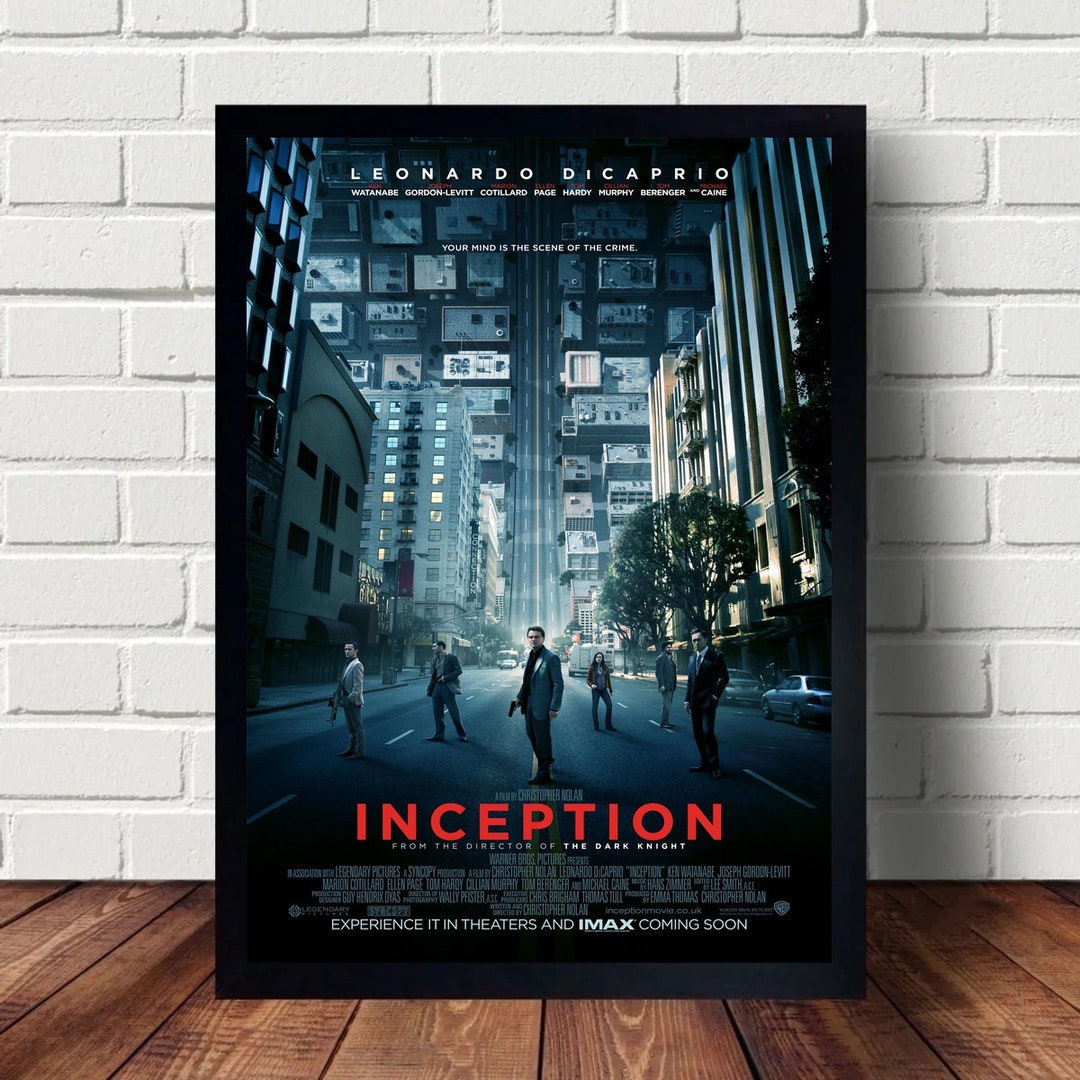 Inception Movie Poster Canvas Art Wall Home Decor no Frame - Etsy
