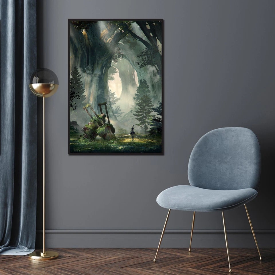 Nier Automata Anime Poster Canvas Wall Art Home Decor no Frame - Etsy