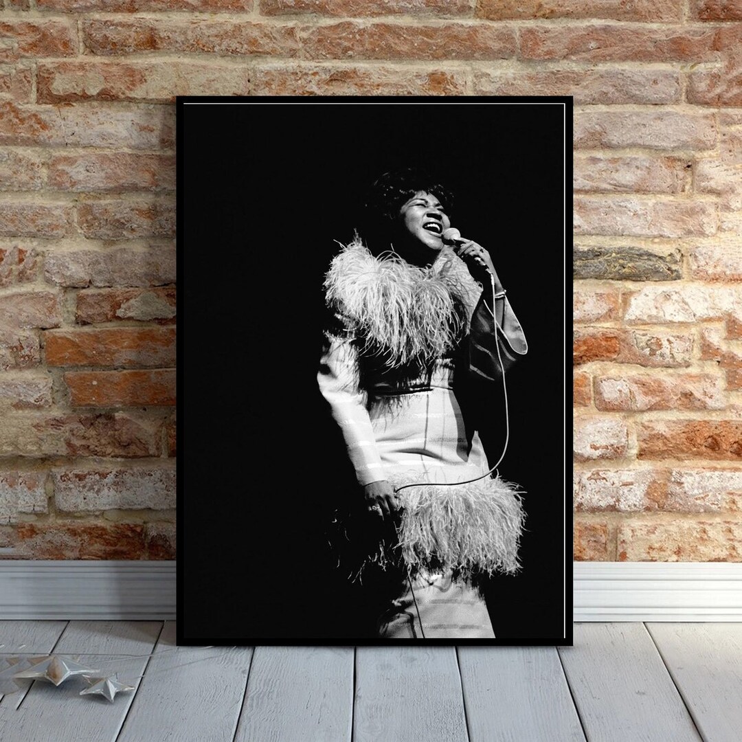 Aretha Franklin Music Poster Canvas Wall Art Home Decor no Frame - Etsy