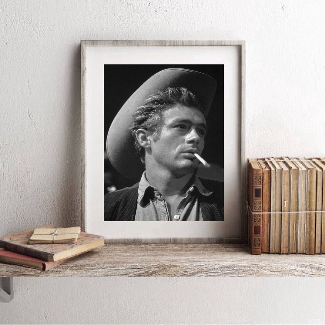James Dean Poster Movie Star Poster Canvas Art Wall Home Decor no Frame ...