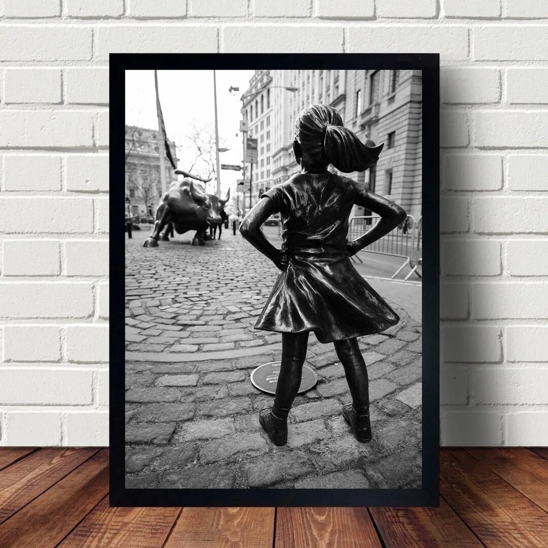 Fearless Girl Poster Canvas Art Wall Home Decor no Frame - Etsy