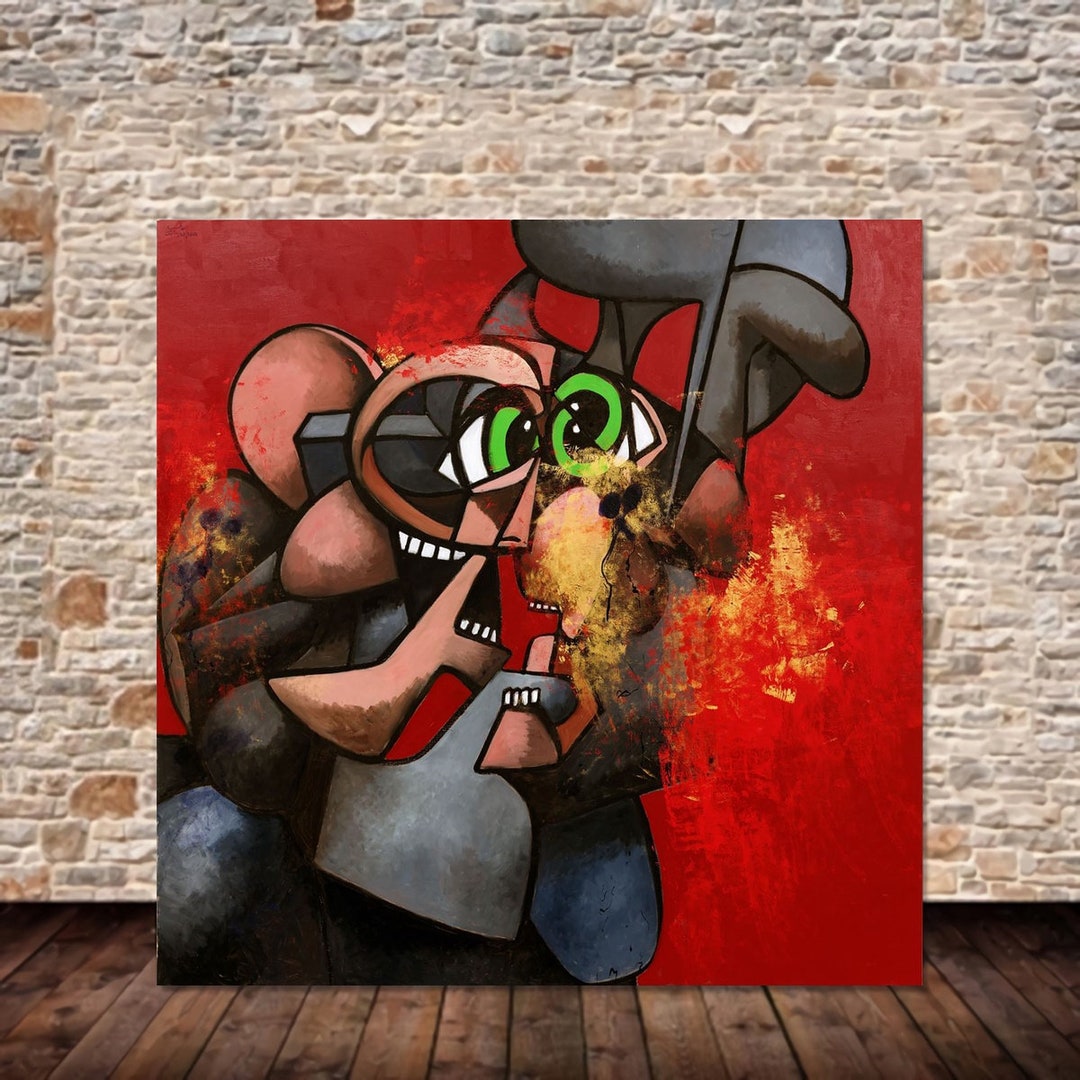 George Condo Art Work Cover Poster Canvas Wall Art Home Decor no Frame ...