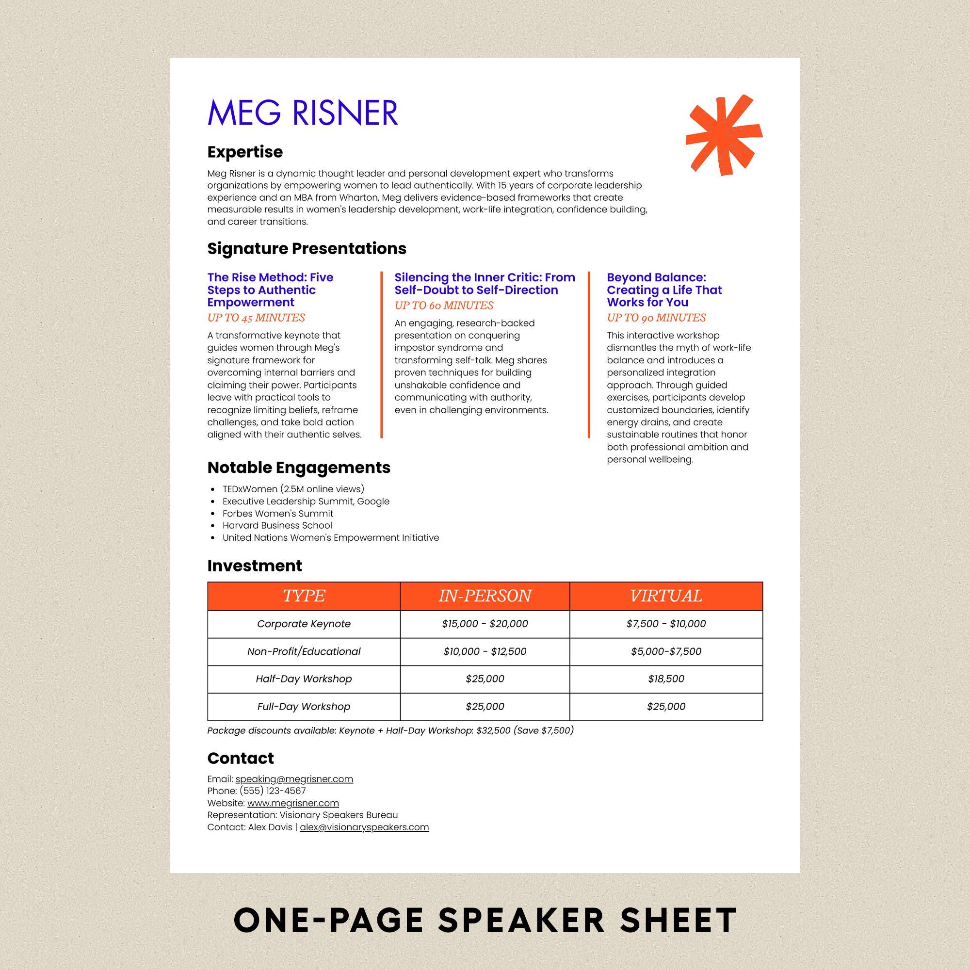 Speaker Media Kit Bundle: Leadership Coach Canva Templates - Etsy