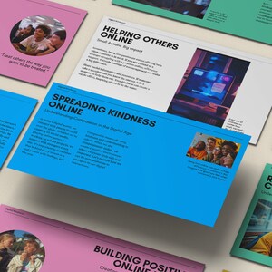 Digital Kindness & Cyberbullying Presentation: Editable Canva Slides ...