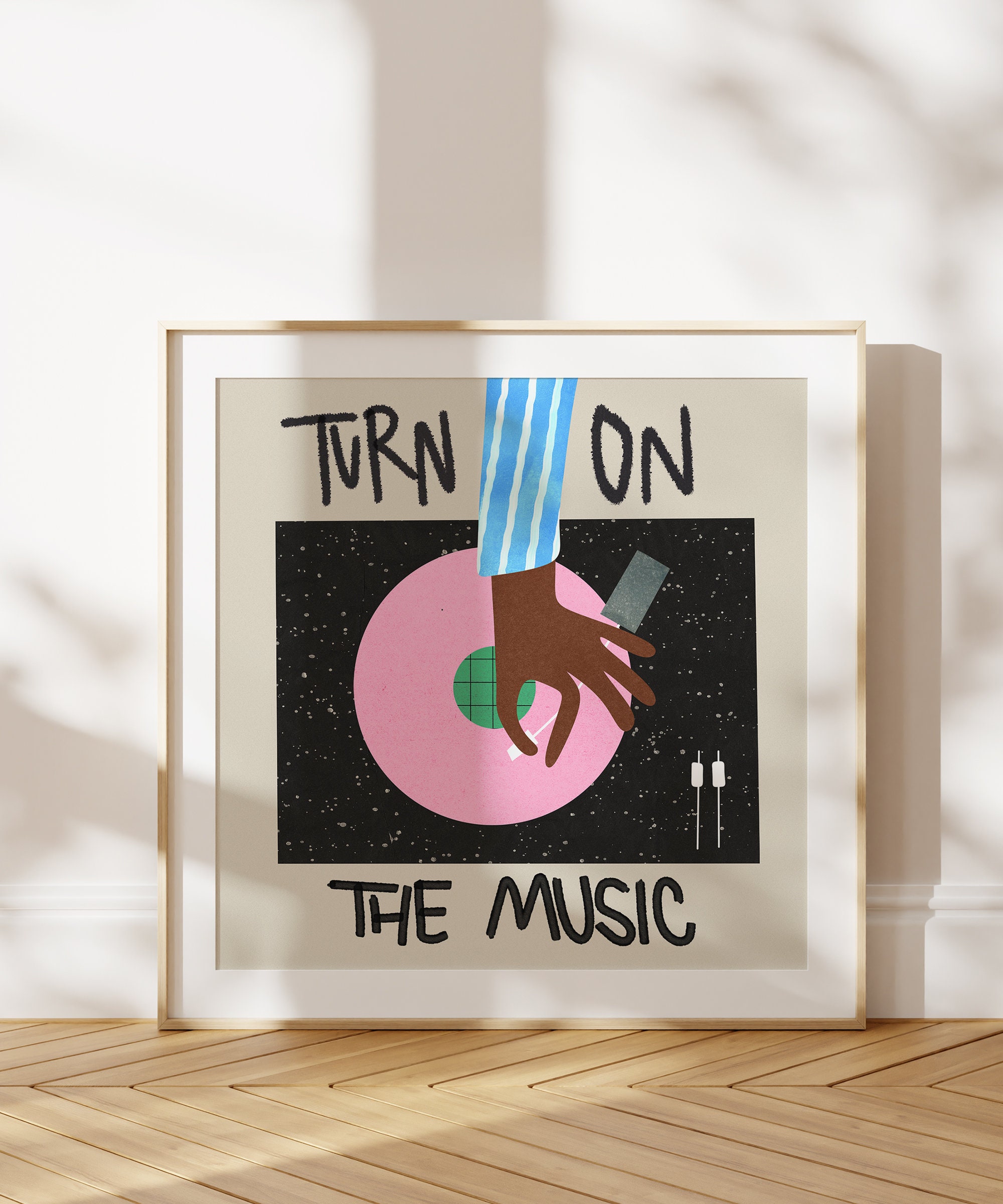 Eclectic Funky Art Prints, Vibrant Music Poster, Inspirational Quotes ...
