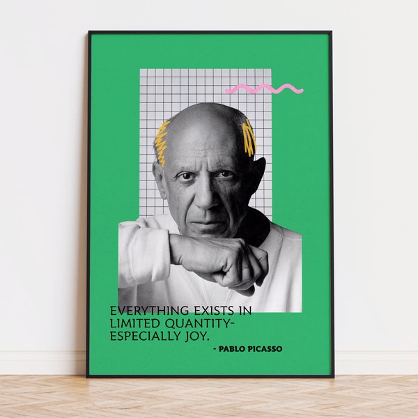 Picasso Quote - Etsy