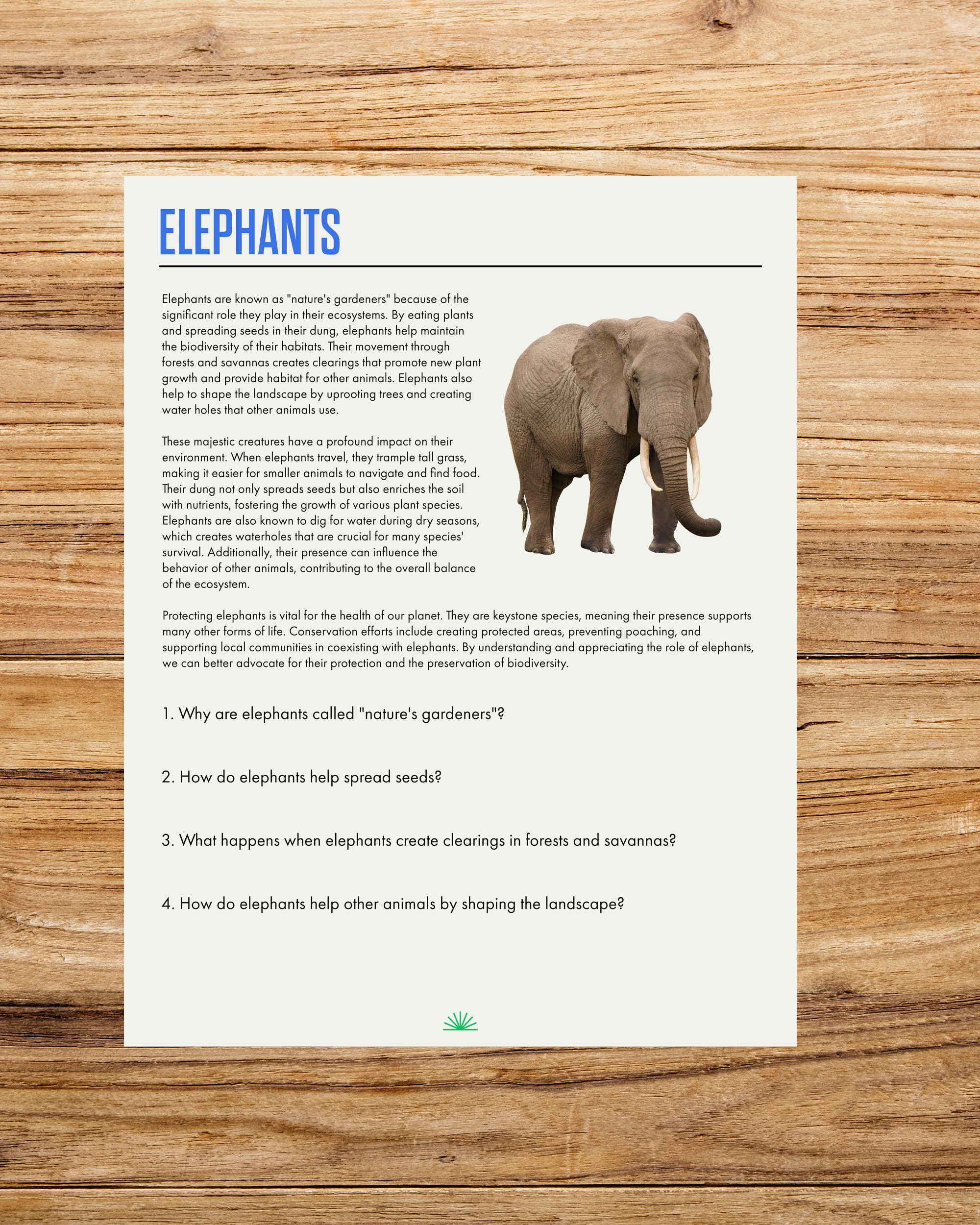 Climate Change, Wild Animals Education, Classroom Slides, Environmental ...