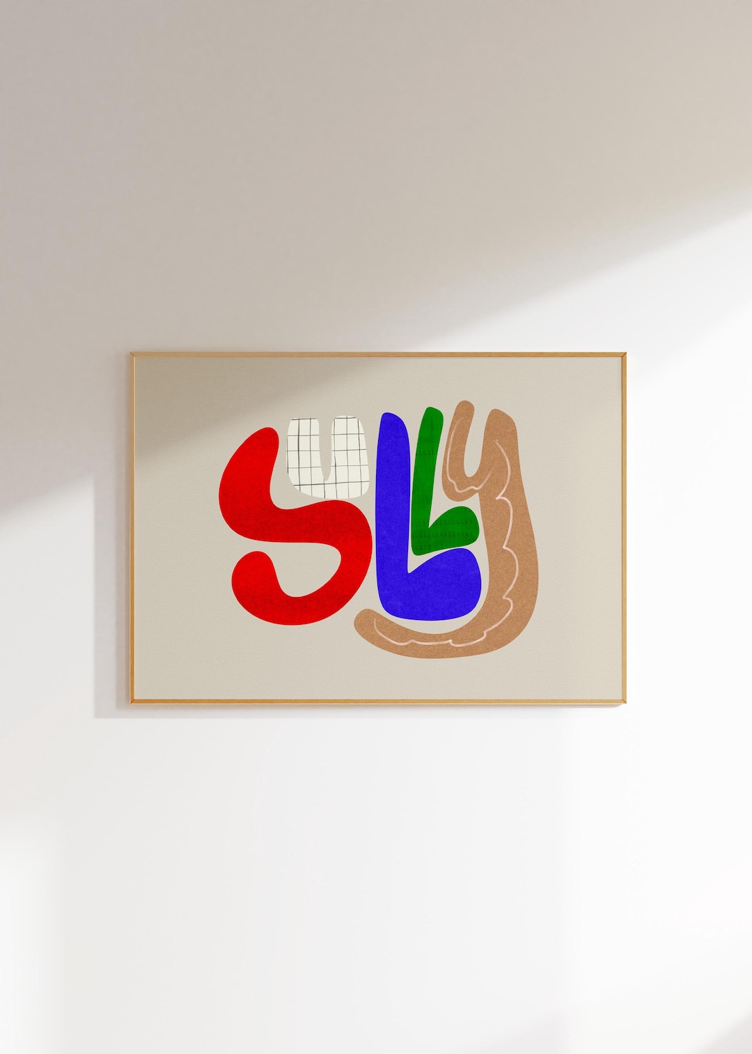 Sully Name Print: Colorful Kids Room Alphabet Art (digital Download) - Etsy