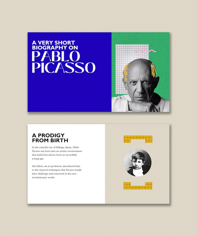 Pablo Picasso Art History Presentation Template: Educational Canva ...