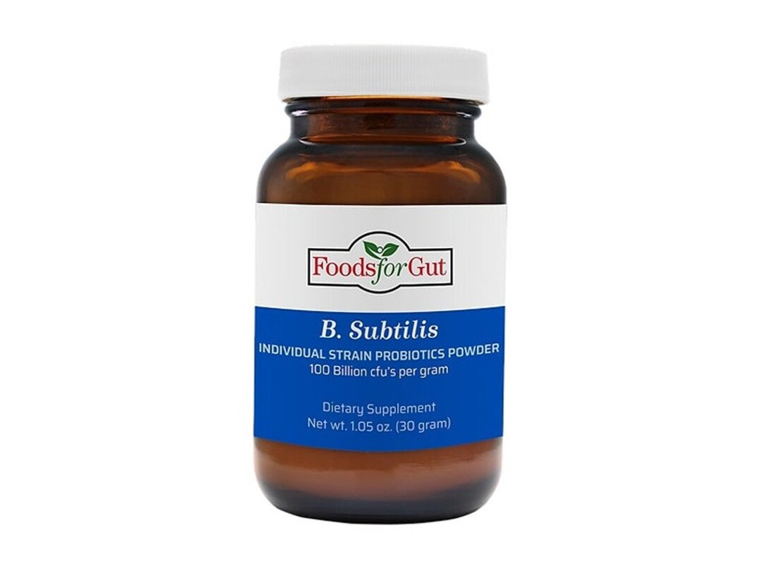 Foods for Gut Bacillus Subtilis Probiotic Powder 100B Cfu/g 30 Gram ...