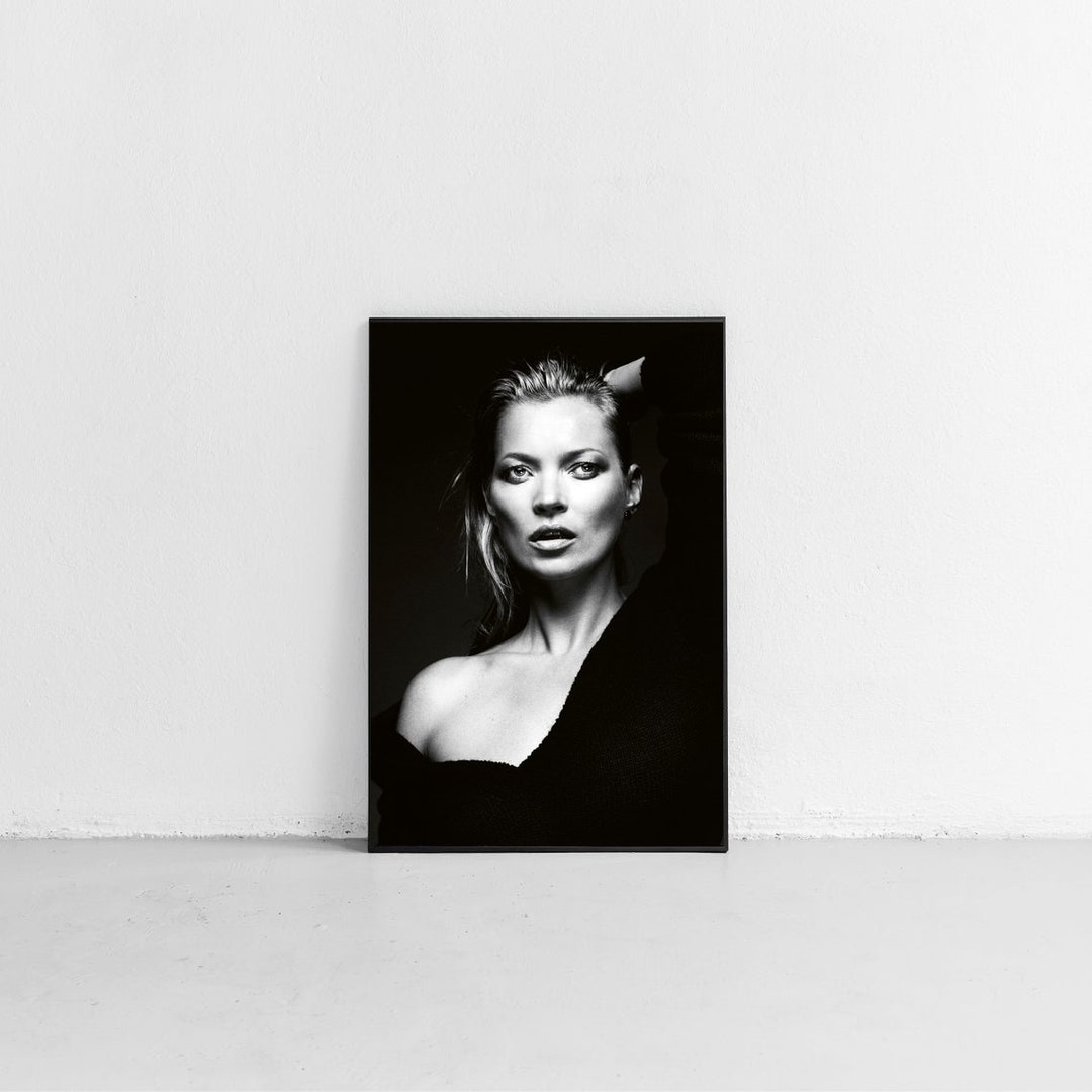 Kate Moss Poster Decoration Living Room Artwork Painting No - Etsy