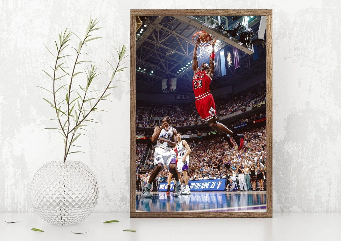 Michael Jordan Poster, Michael Jordan Dunk Poster
