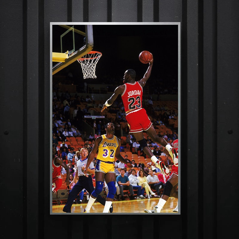 Michael Jordan Poster, Dunk Poster, Michael Jordan Dunk Poster