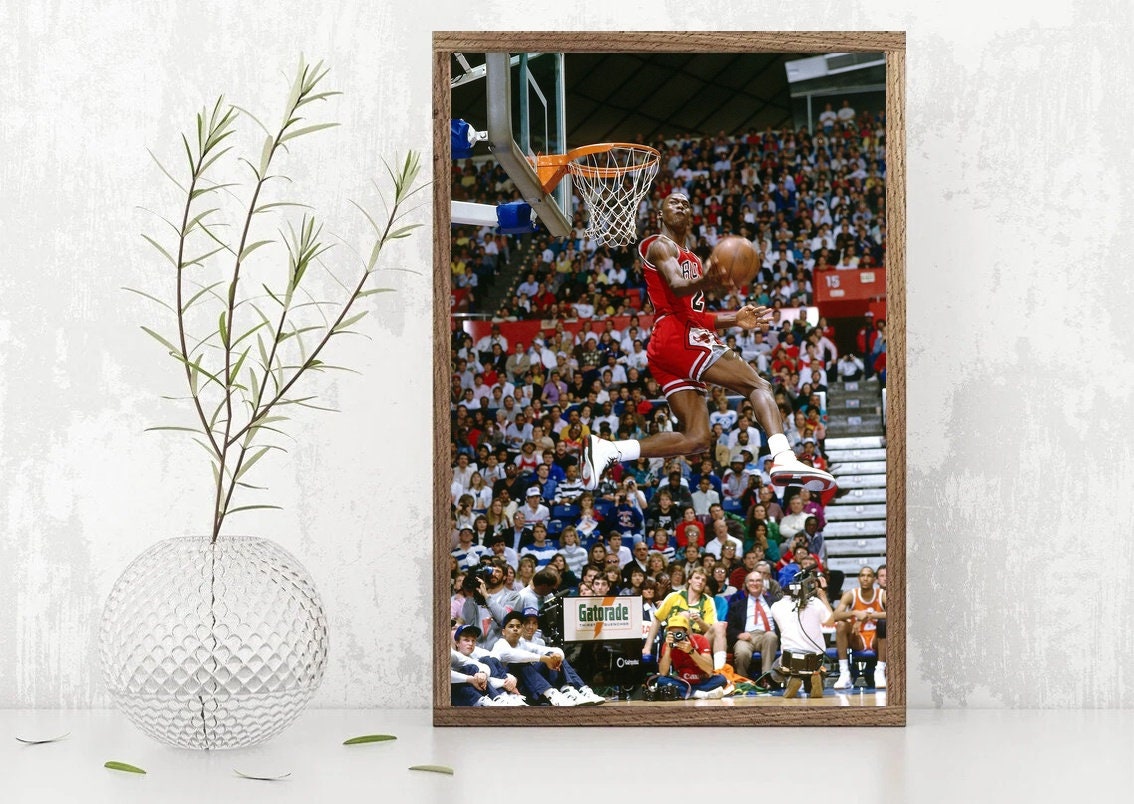 Michael Jordan Poster, Dunk Poster sold by Bautista | SKU 24937326 ...