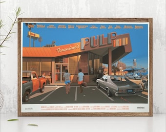 Pulp Fiction Poster Frame - Etsy