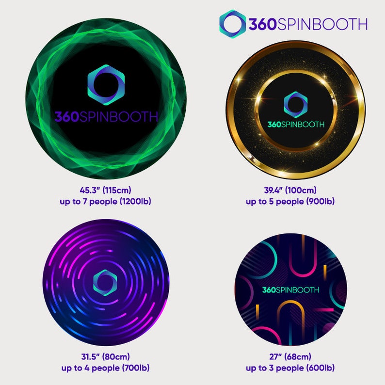360 Photo Booth | 360 Video Booth | 360 Round Platform | Automatic 360 ...